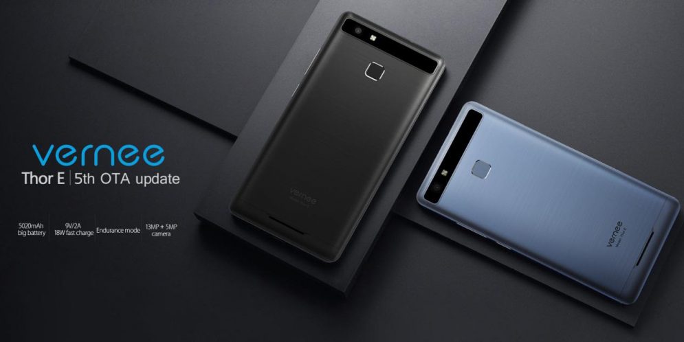 Már az 5. OTA frissítést kapja a filléres Vernee Thor E - NapiDroid